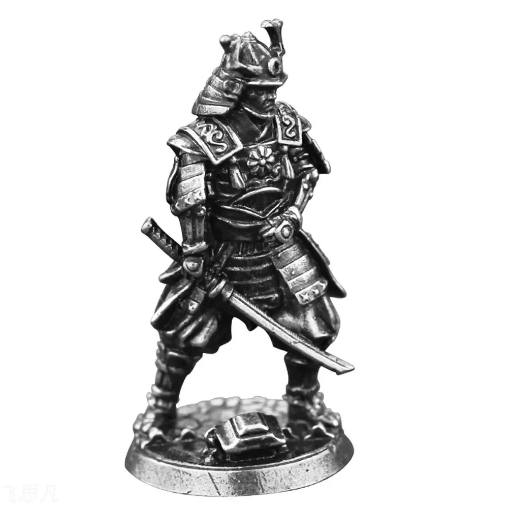 Metal Soliders Model Statue Copper Japanese Shogunate Samurai Soldier ...