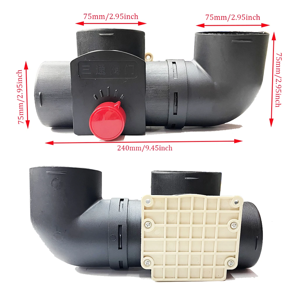 75mm-Valve-Flap-Adjustable-Air-Diesel-Heater-Vent-Ducting-T-Branch ...