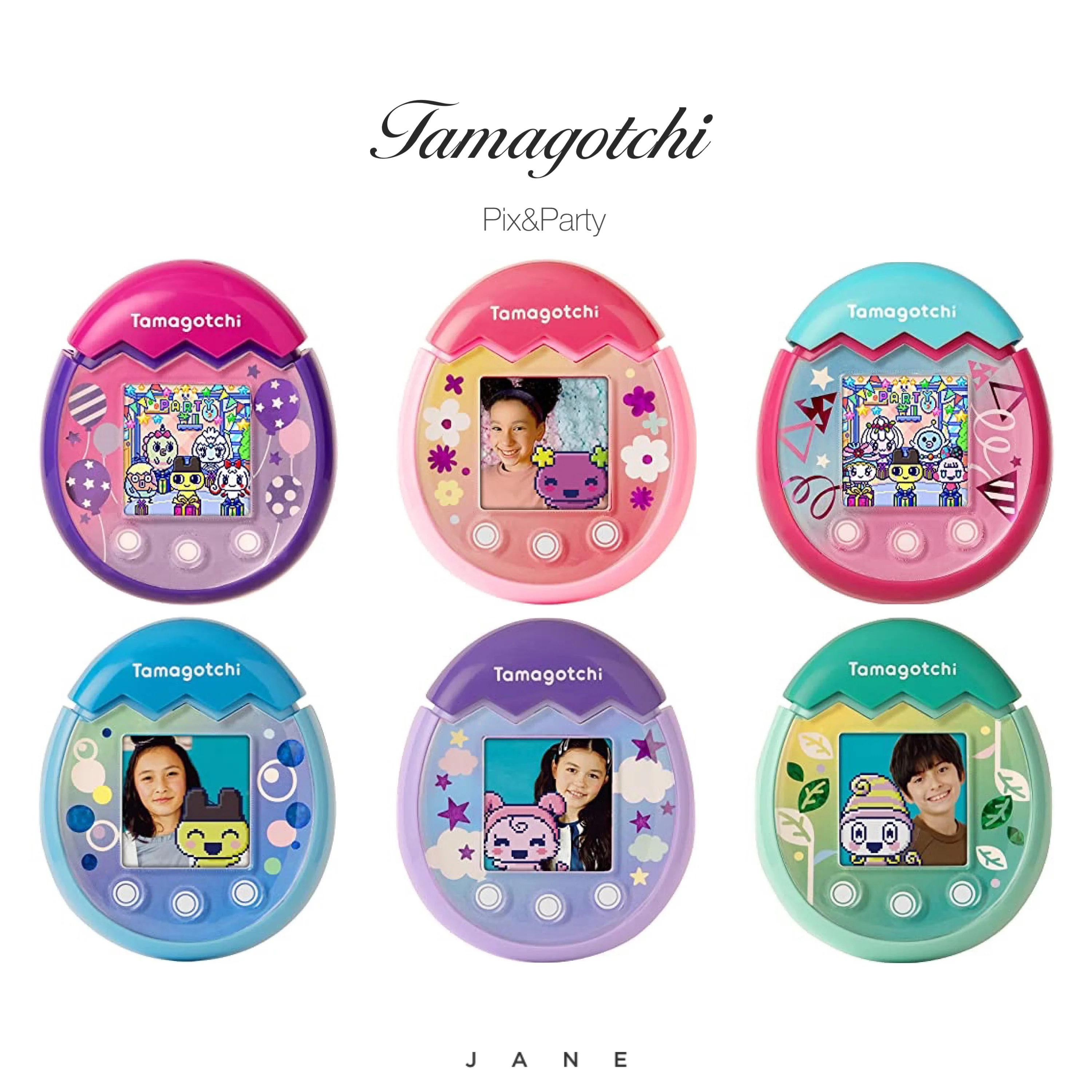 New-Original-Tamagotchi-Pix-Party-Electronic-virtual-Pet-Machine-Color ...