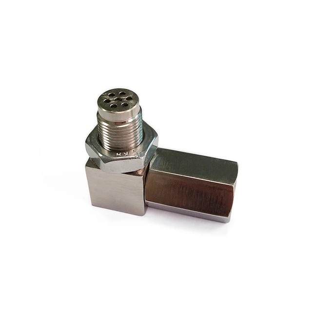 2pcs 90° O2 Oxygen Sensor Spacer Bung Mini Catalytic Converter Mini Cat ...