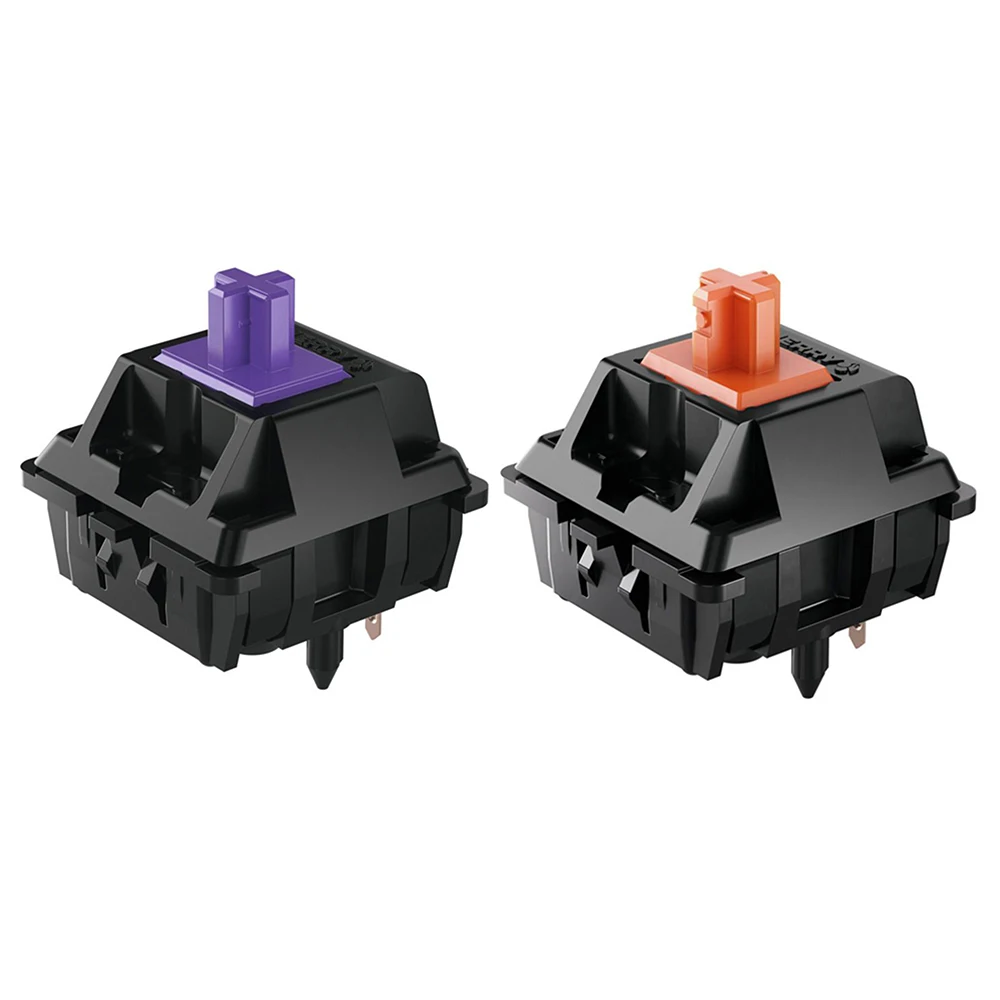 Cherry-MX2A-Switch-Purple-Orange-Linear-Tactile-factory-lubed-35g-55g ...