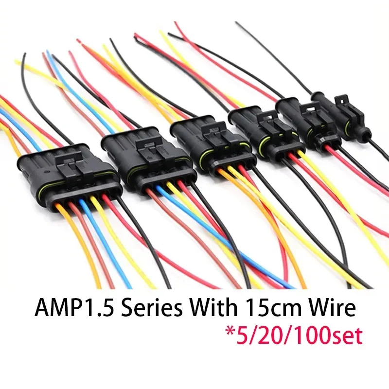 AMP-Type-1-5-Series-Automotive-Waterproof-Connector-Plug-Socket-HID ...