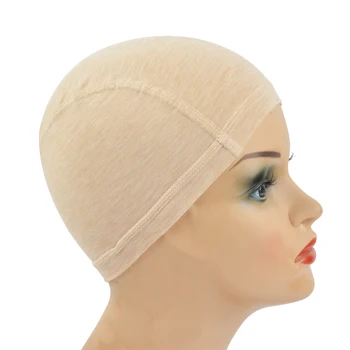 Bamboo Fiber Wig Cap for Women Comfortable and Elastic Wig Cap Wearing ...