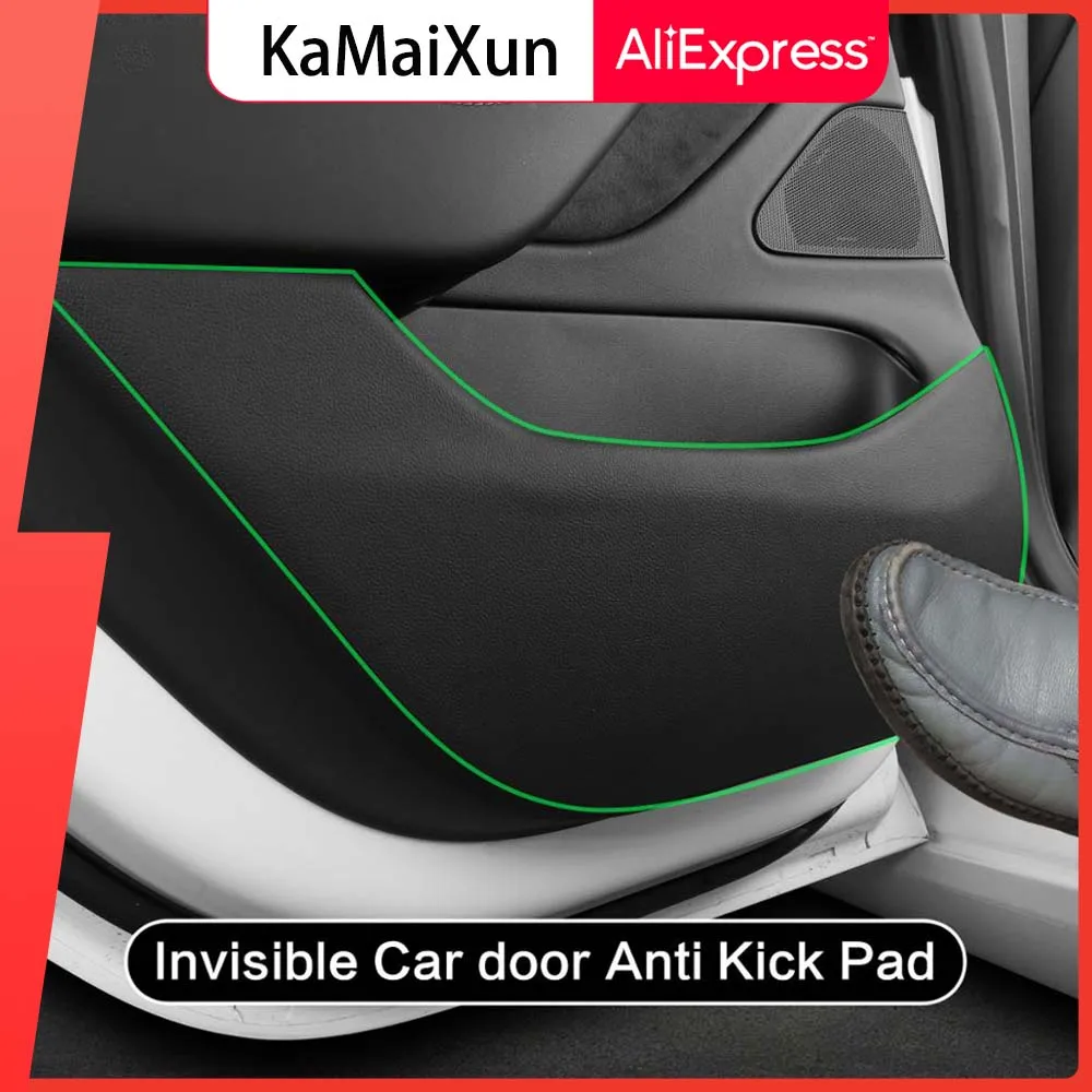 Kamaixun For Tesla Model 3 Invisible Car Door Sill Anti Kick Pad ...
