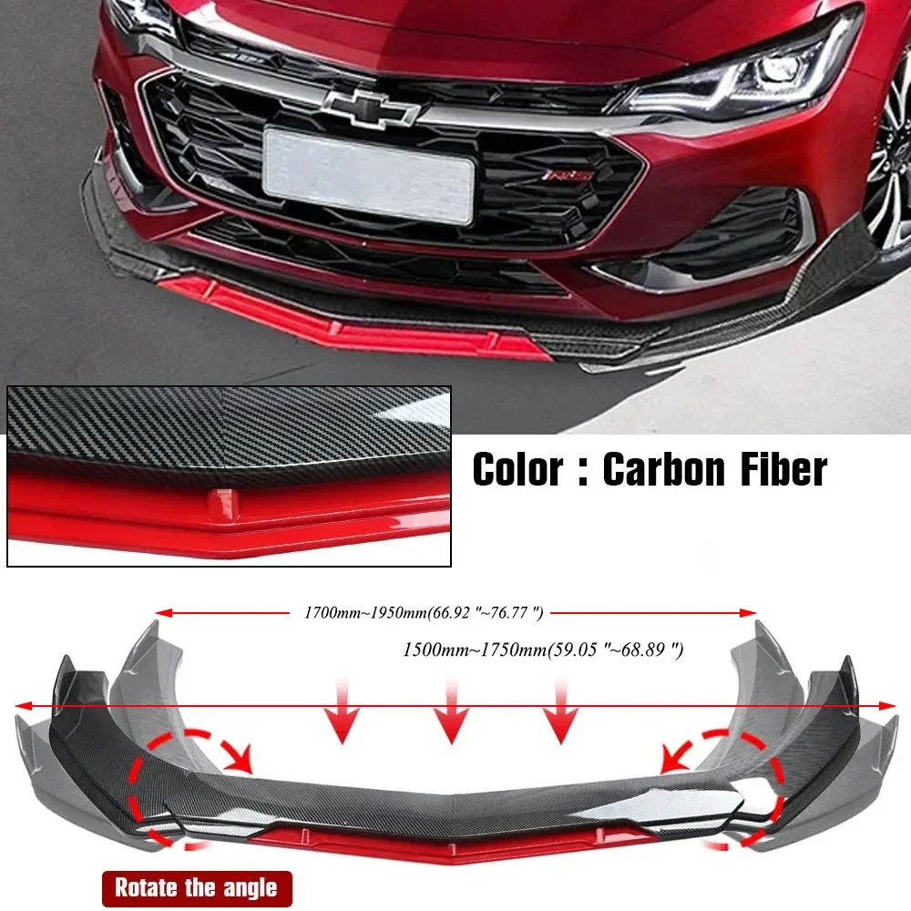 5PCS-Front-Bumper-Separator-High-Quality-ABS-Plastic-Adjustable-Body ...