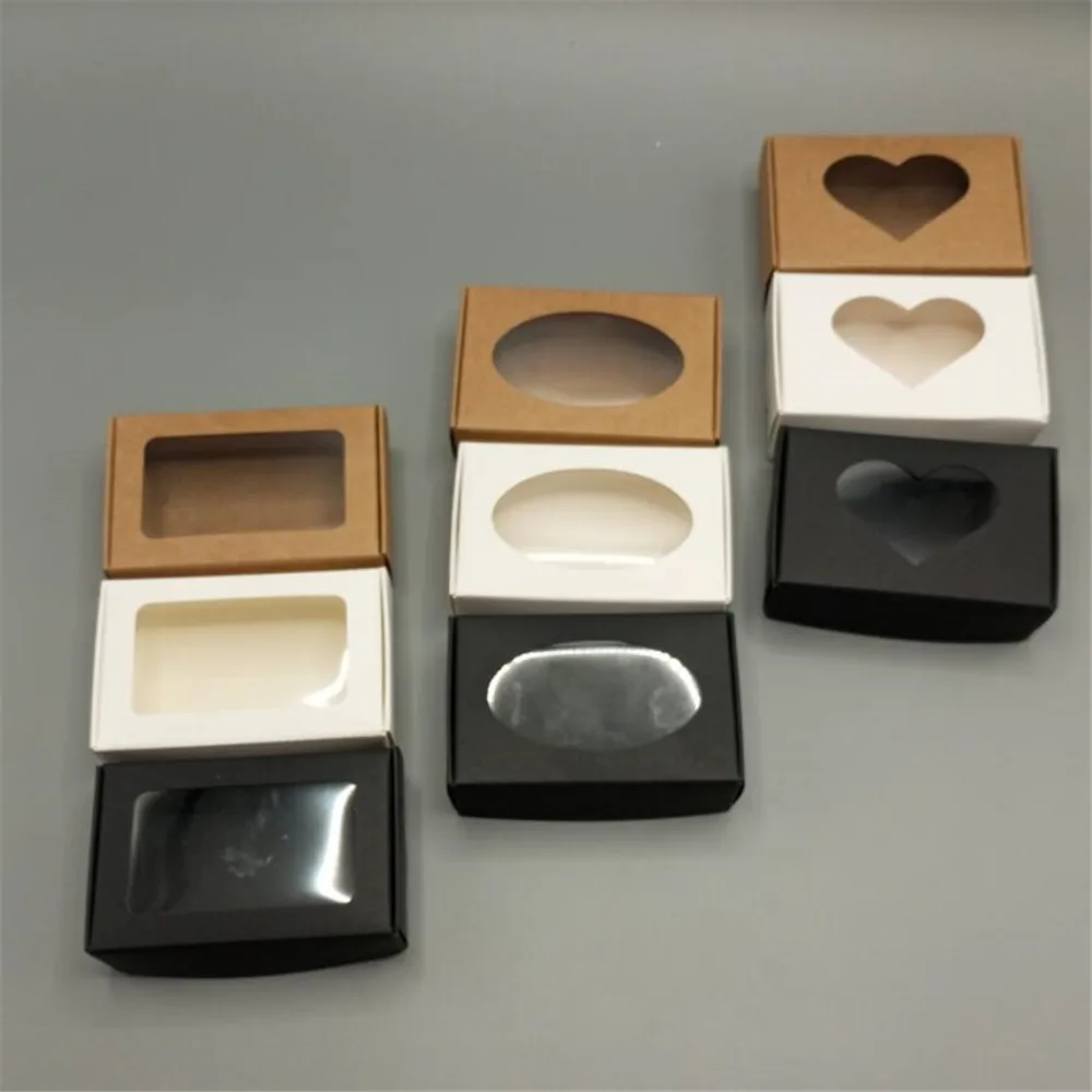 20pcs-handmade-soap-kraft-paper-window-boxes-white-paper-boxes-with ...