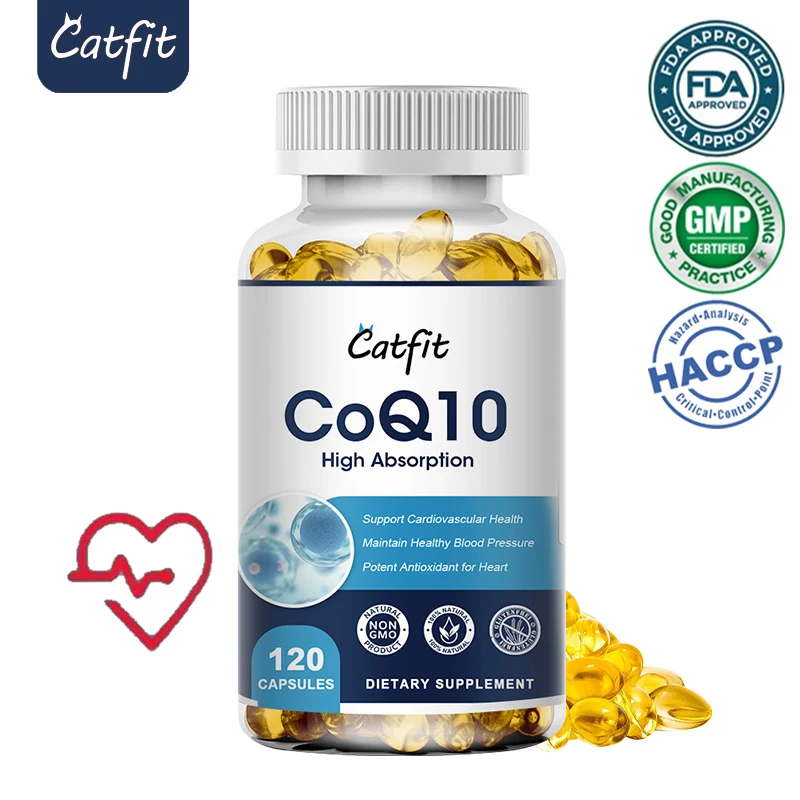 Catfit-High-Absorption-Coenzyme-Q10-Capsules-Dietary-Supplement-Healthy ...