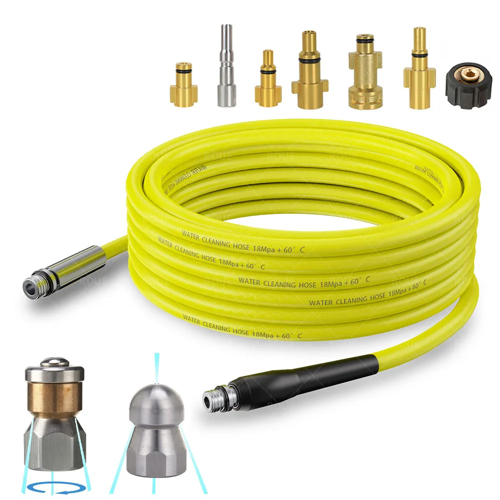 Adaptateur de buse d'égout pour nettoyeur haute pression,nettoyeur de ...