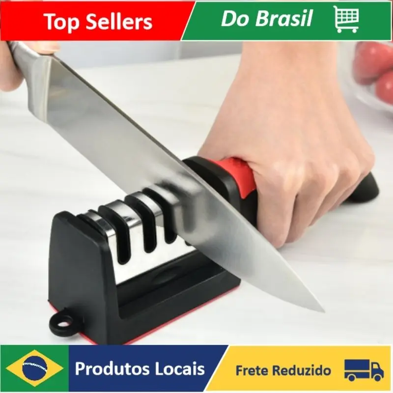 Afiador Profissional Das Facas De A o Inoxid vel Com 3 Apontadores afiador-profissional-das-facas-de-a-o-inoxid-vel-com-3-apontadores