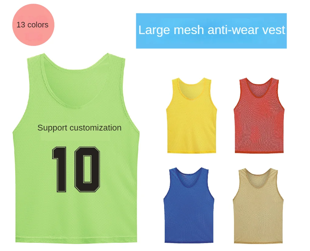 6-PCS-Adults-Children-Soccer-Training-Vest-Football-Shirts-Jerseys ...