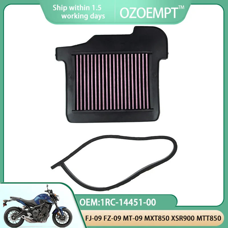 OZOEMPT-Motorcycle-Air-Filter-Apply-to-FJ-09-FZ-09-MT-09-MXT850-Niken ...