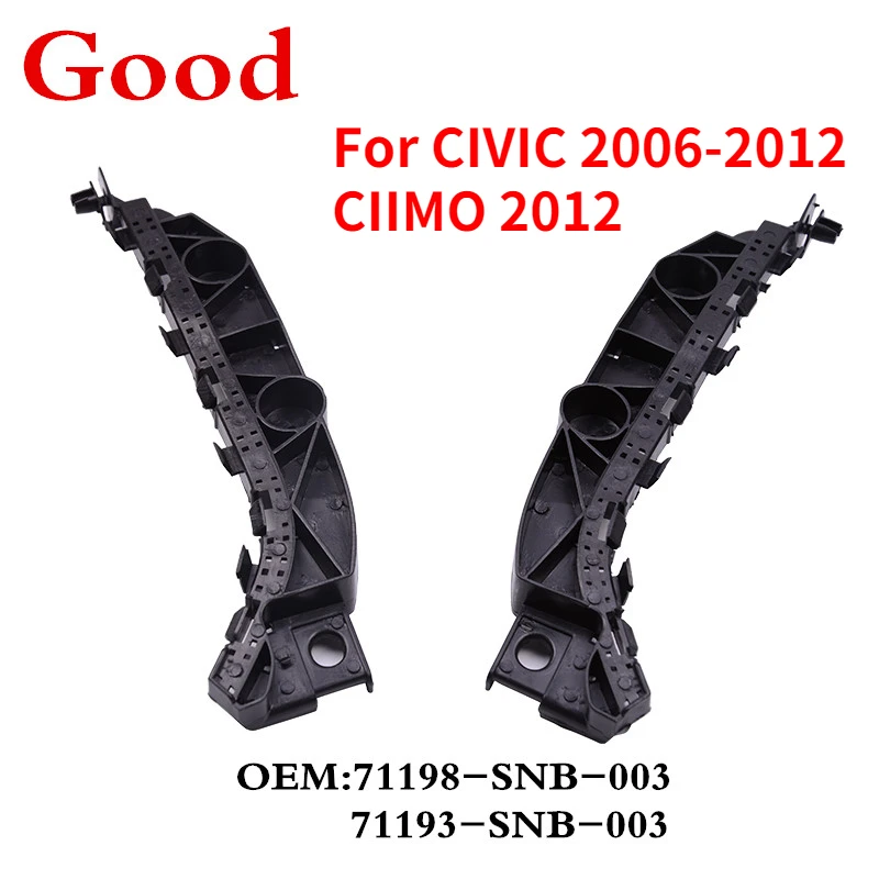 CAPQX 전면 범퍼 브래킷 지지대 교체 71198 SNB 003, CIVIC FD2 FD1 2006 2012,CIIMO ...