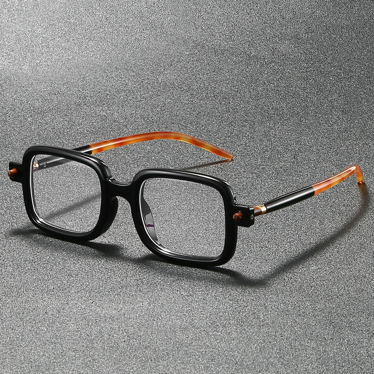 KAMMPT Vintage Square Optical Frames Men New Fashion Blue Light ...