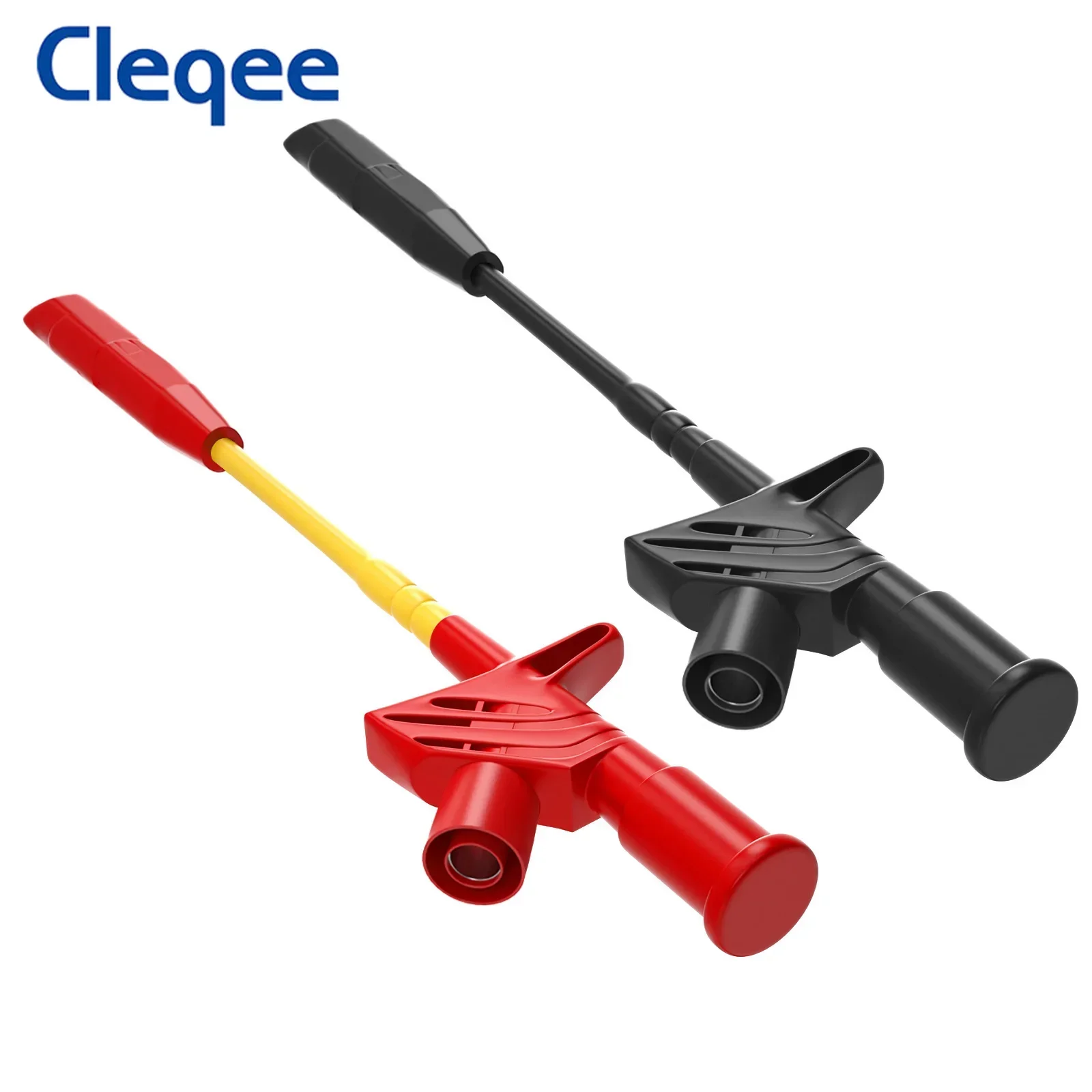 Cleqee P5005 2pcs Professional Test Hook Clip Quick Wire Piercing Probe ...