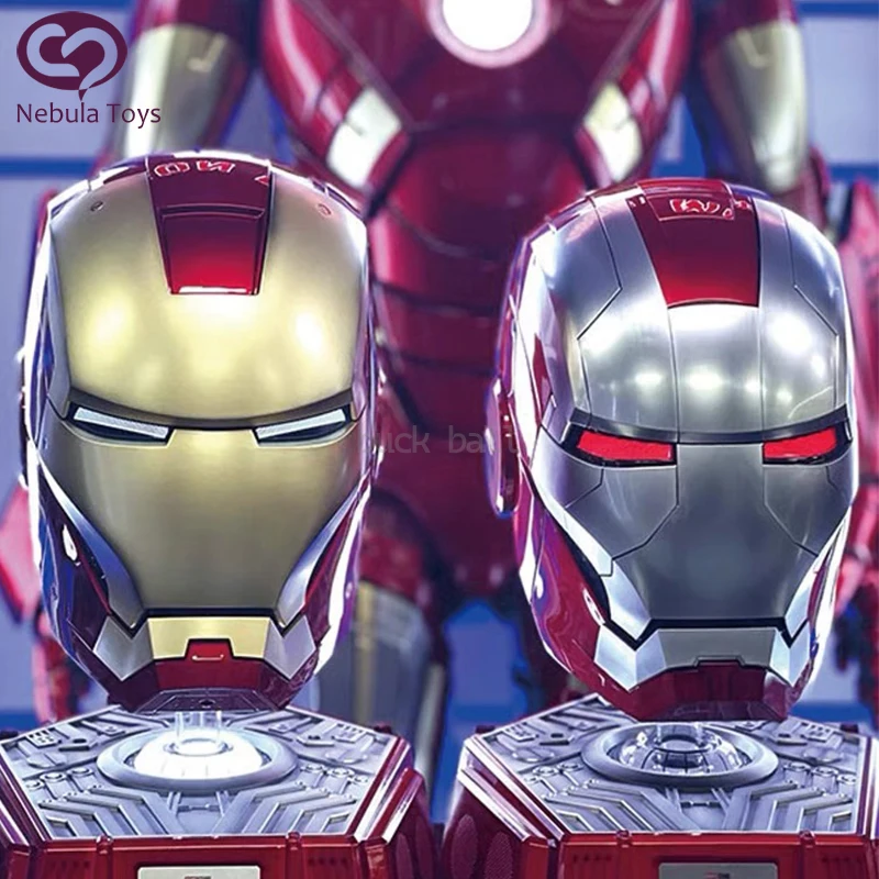 Casco-de-Iron-Man-Mk5-Mk7-1-1-Control-por-voz-vengadores-m-quina-de ...