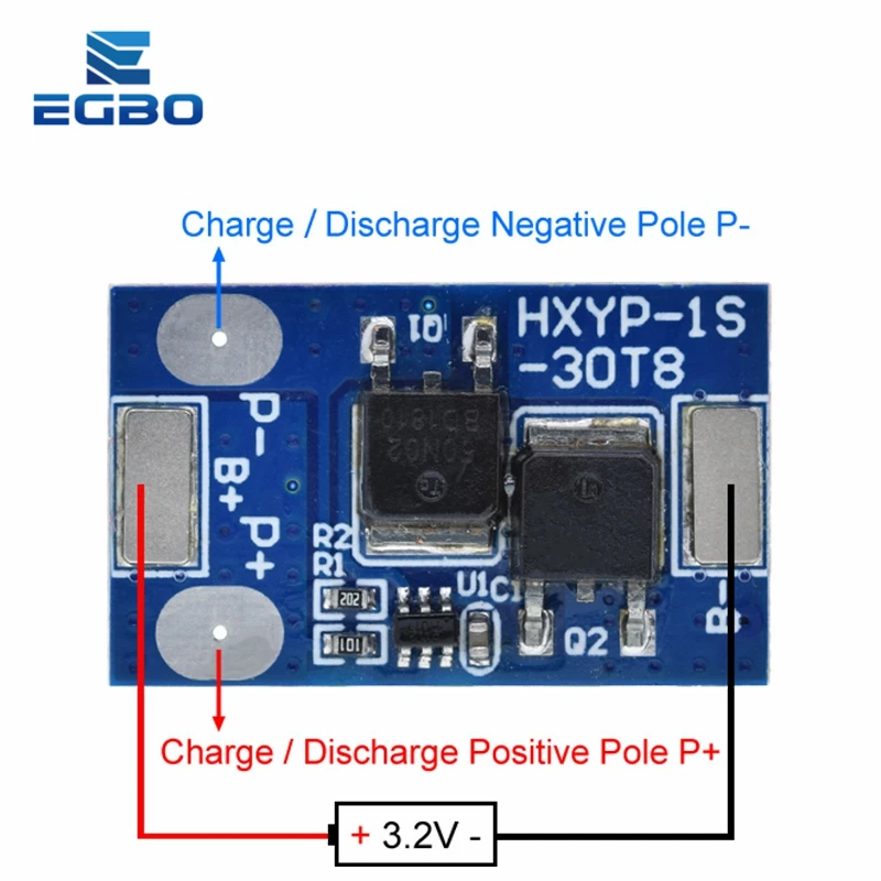 Lifepo4 Battery Bms 1s 3.2v 7a Charging Board Short Circuit Protection ...