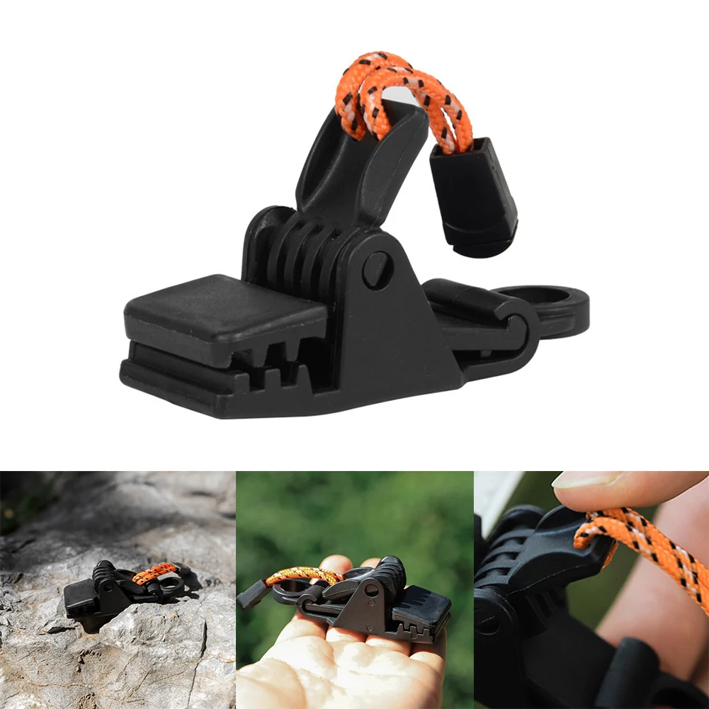 Durable-Tent-Clamp-Clips-Rope-Strong-Grip-Tarpaulin-Tent-Wind-Rope ...