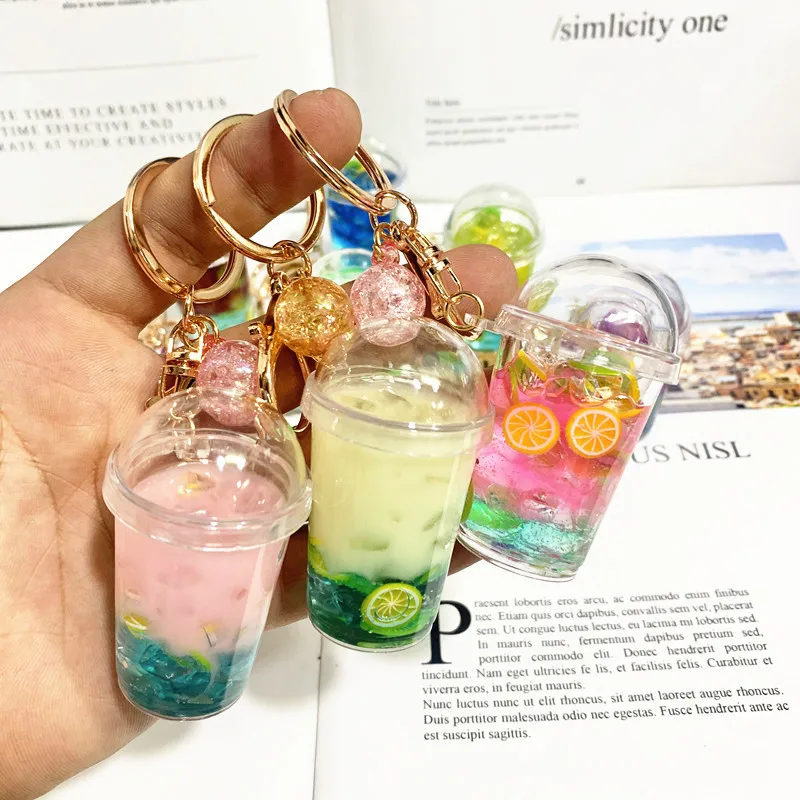 Fashion-Cute-Milk-Tea-Ice-Cream-Keychain-Bag-Ornaments-Simulation-Fruit ...
