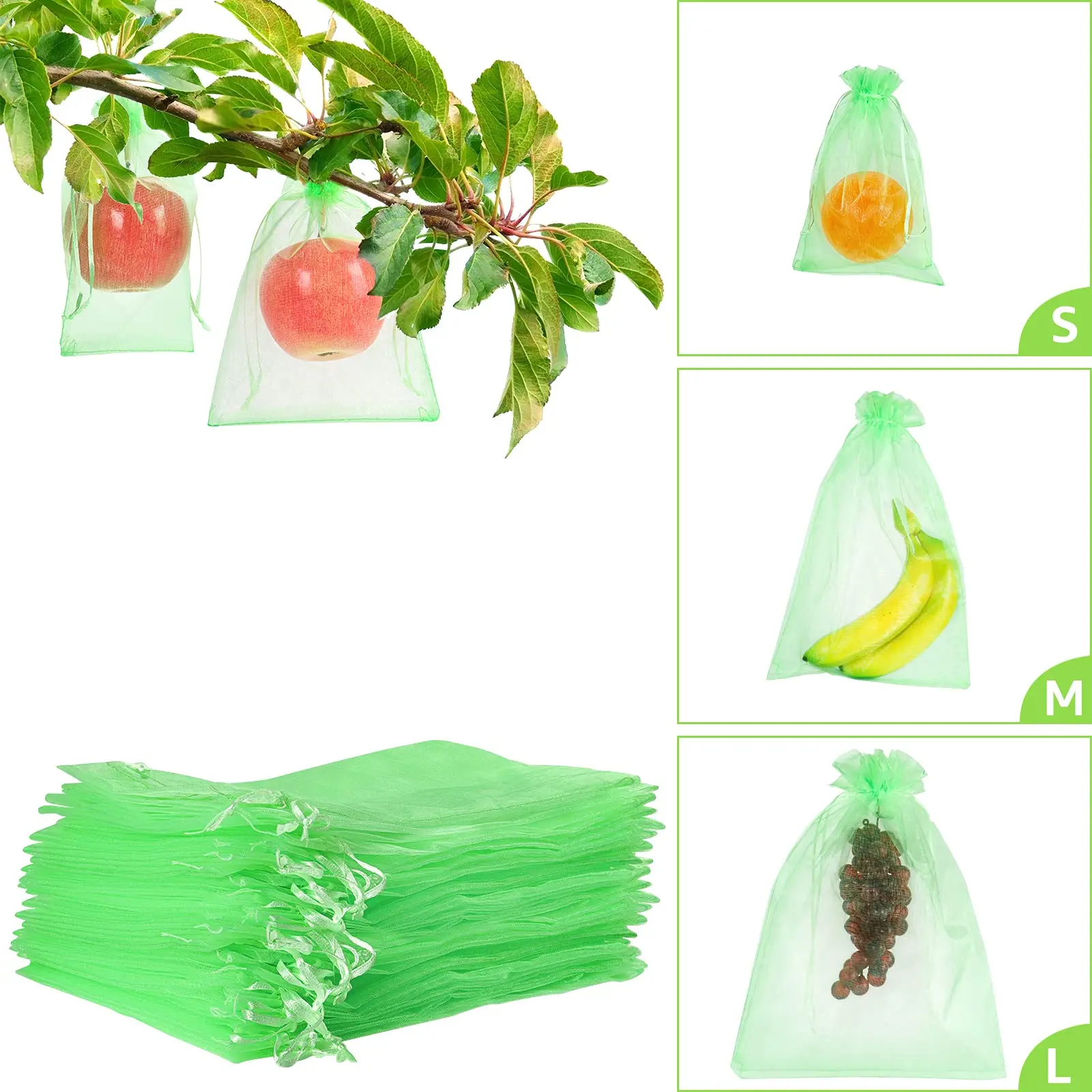 Jardinière,Sacs de Protection de raisin,50 pièces,fraises,fruits,anti ...