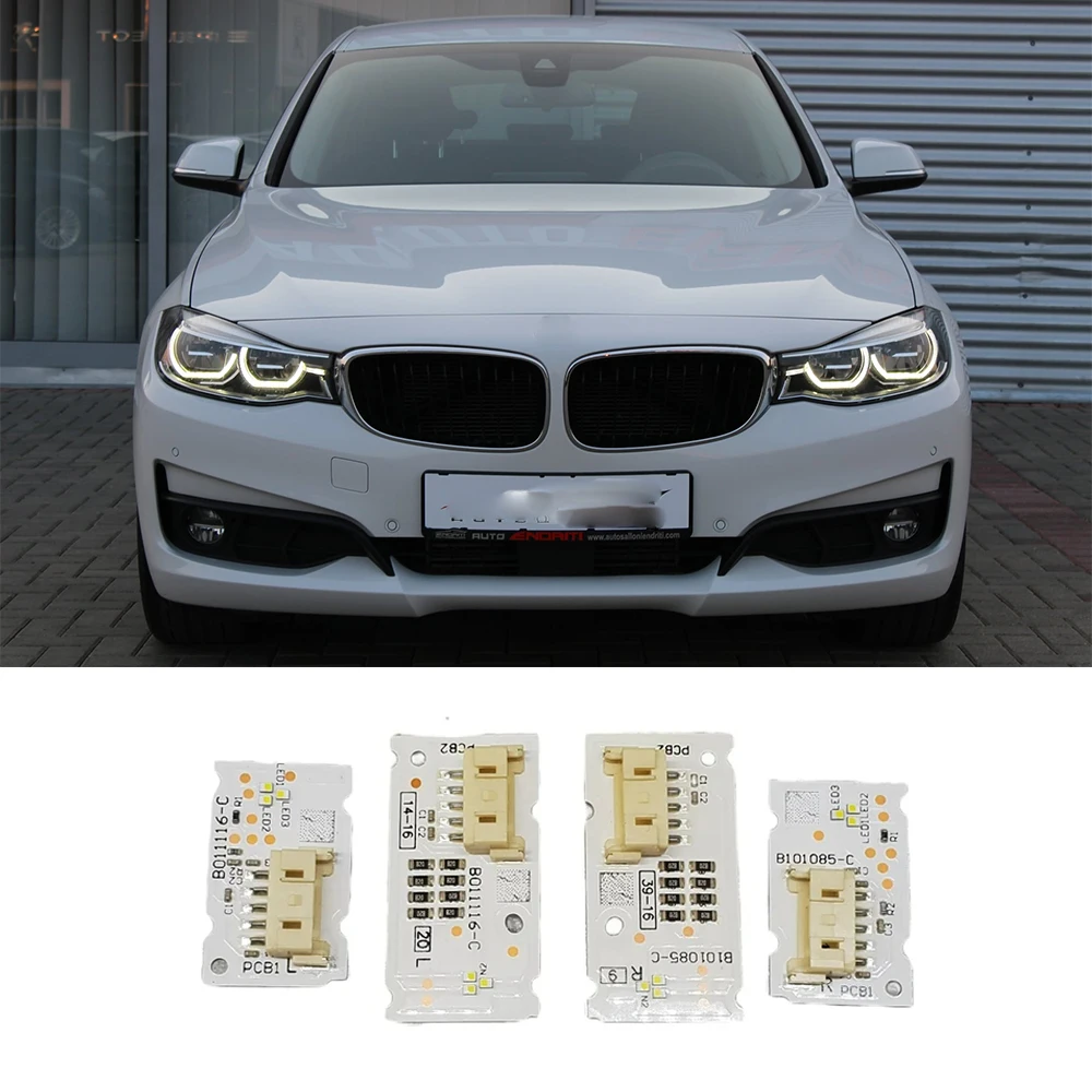 White Lightsource DRL Boards For BMW 3 Series F34 GT LCI Adaptive LED ...