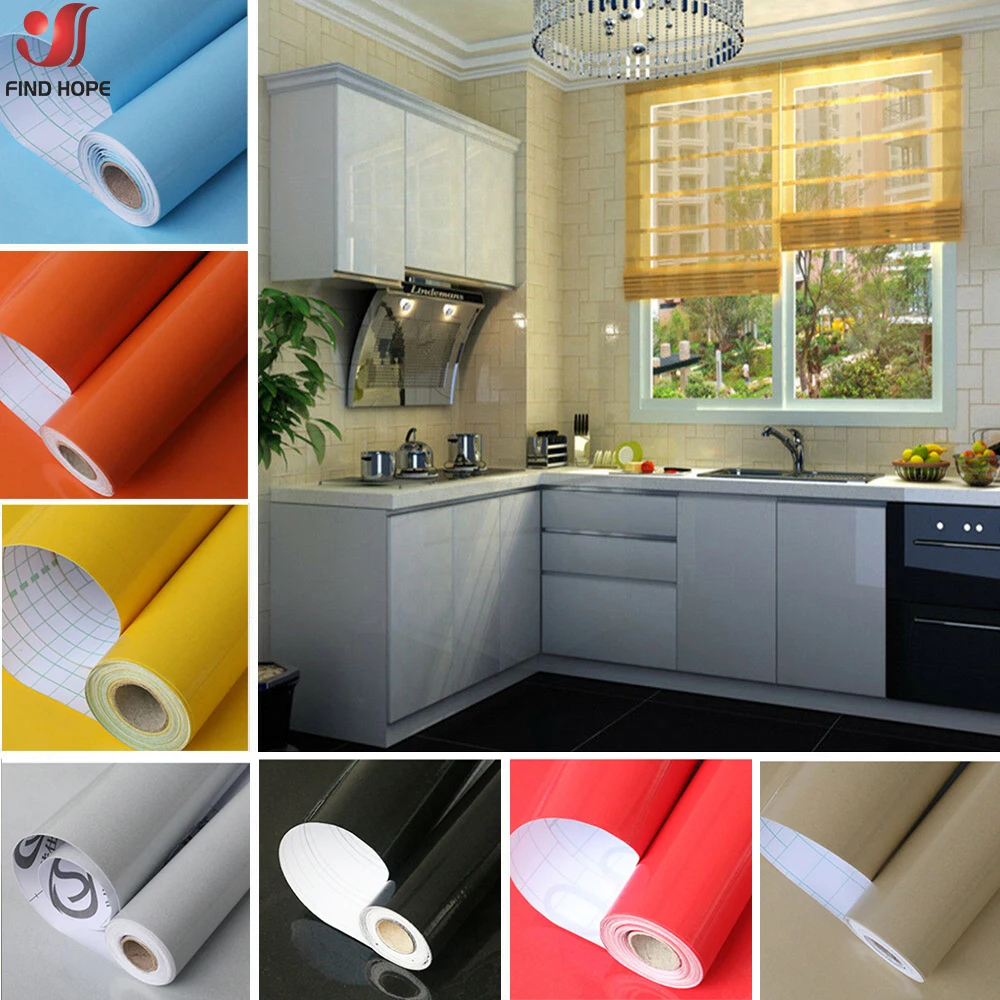 Wallpaper-DIY-Decorative-Film-PVC-Self-Adhesive-Wall-Paper-Furniture ...
