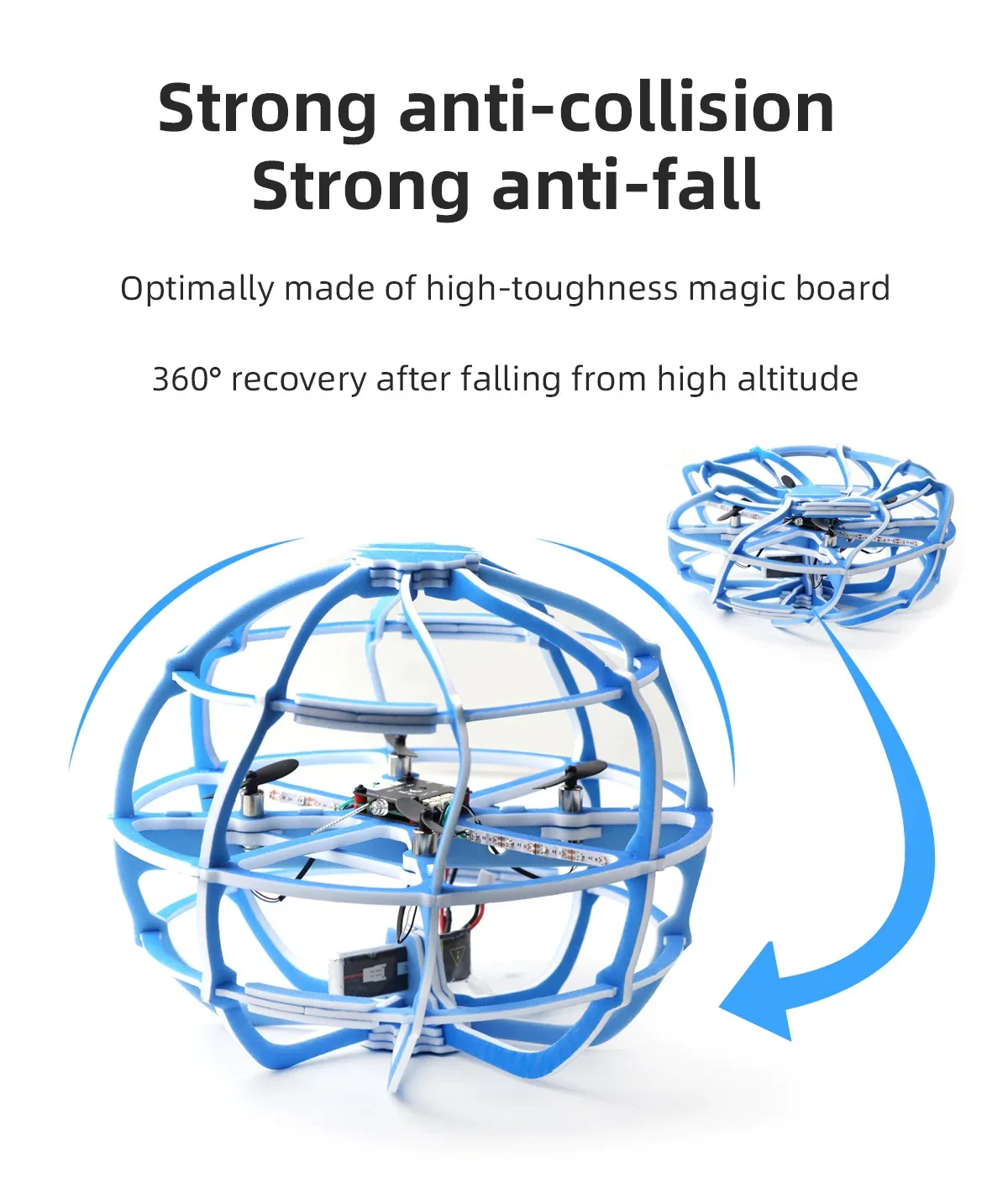 HGLRC A200 Soccer Ball Drone - DIY Soccer Drone For RC FPV Quadcopter ...