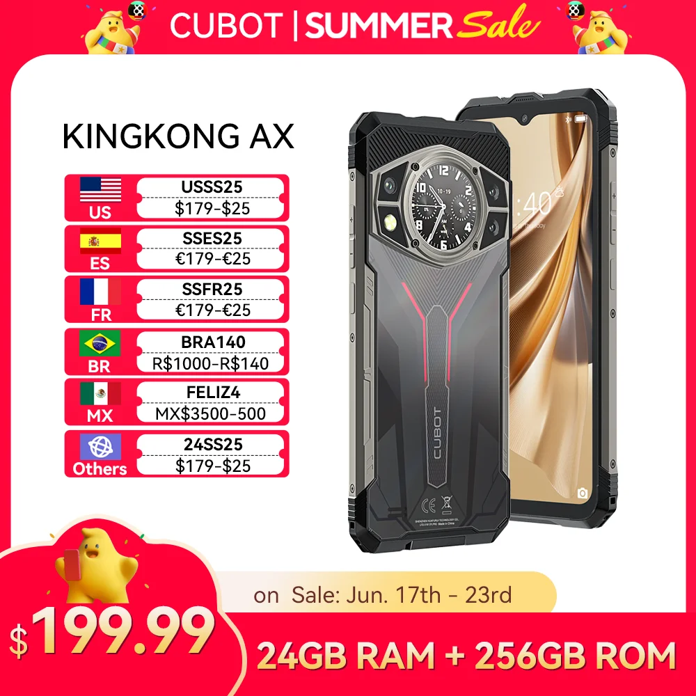 Cubot KingKong AX - Full phone specifications