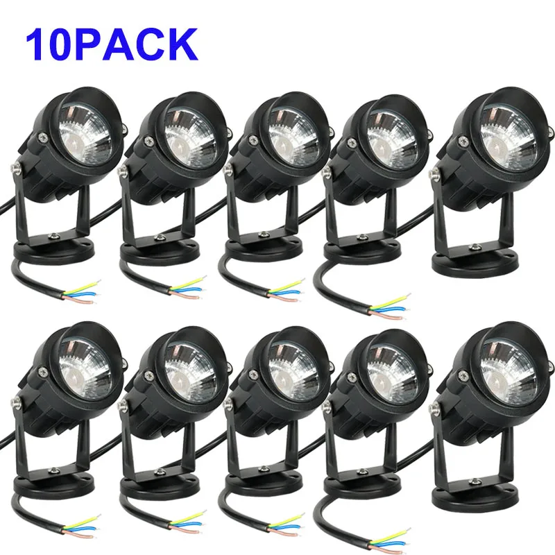 Imperme-vel-LED-Garden-Lights-Spike-Lawn-Lamp-Ilumina-o-exterior-Jardim ...