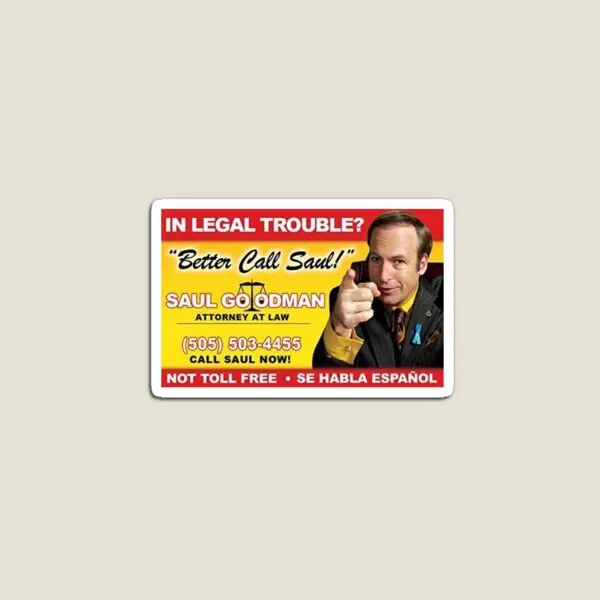 Better Call Saul Magnet for Fridge Organizer Refrigerator Kids Toy ...