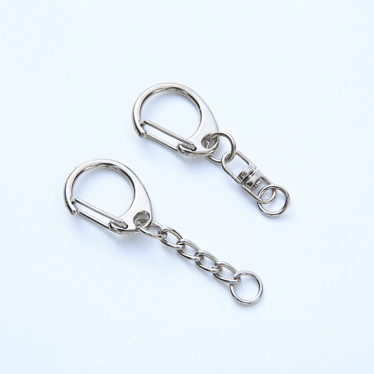 10-20-50-100pcs-D-Snap-Hook-Keychain-Rings-Bulk-with-Open-Jump-Ring ...