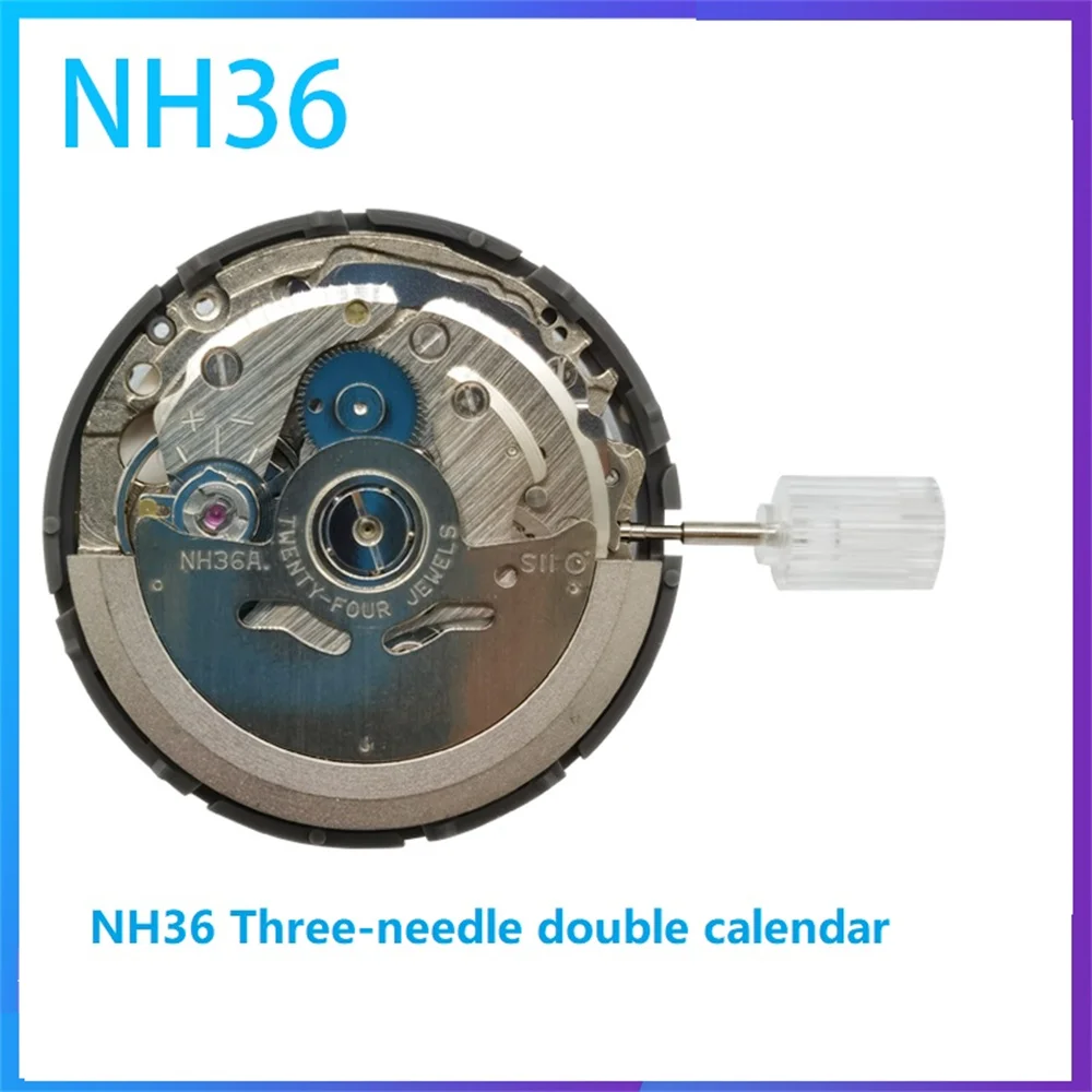 Japanese Seiko NH36A Fully Automatic Mechanical Movement NH36 Movement ...