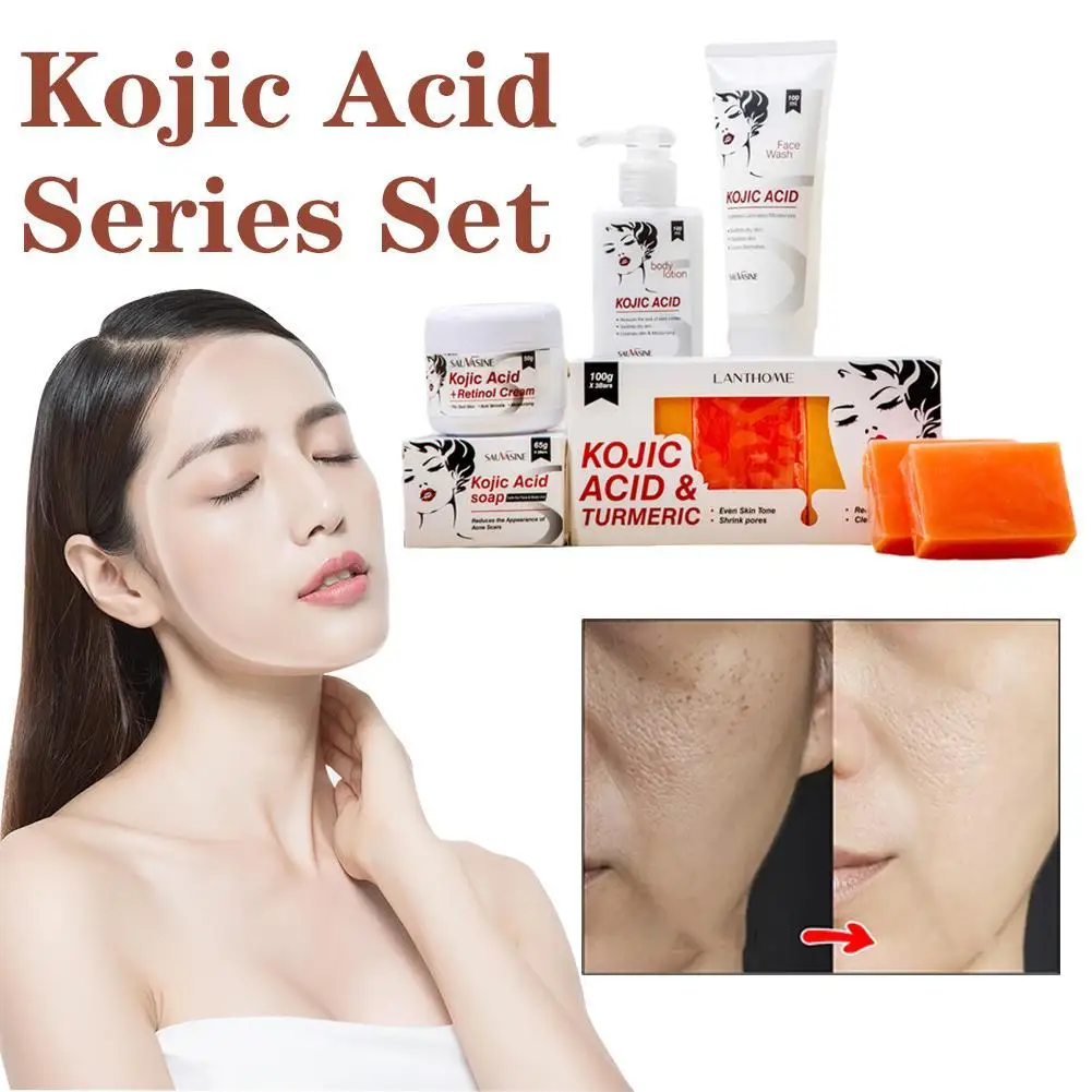 Kojic-Acid-Kojie-San-Skin-Lightening-Soap-Set-Original-Product-Face ...