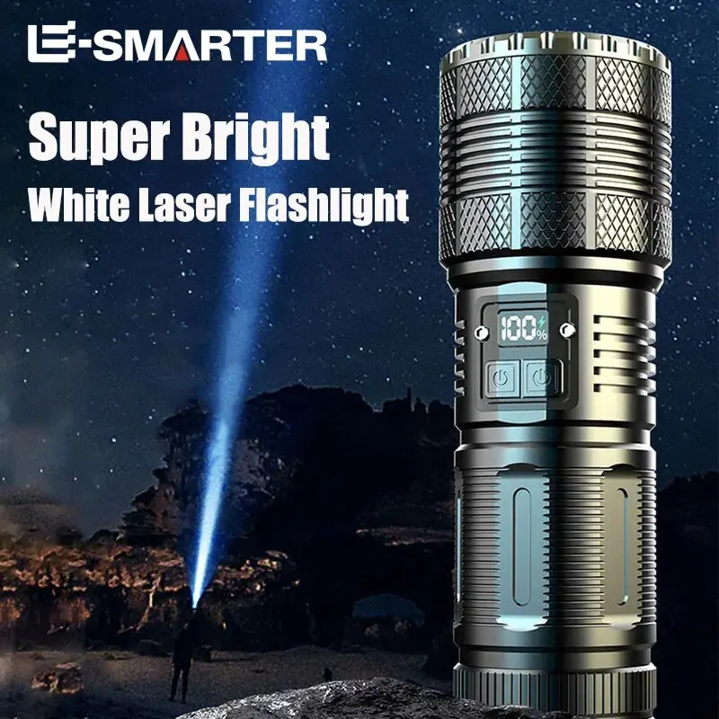 High-Power-LED-Laser-Flashlight-2000W-Zoomable-Tactical-Lanterns ...