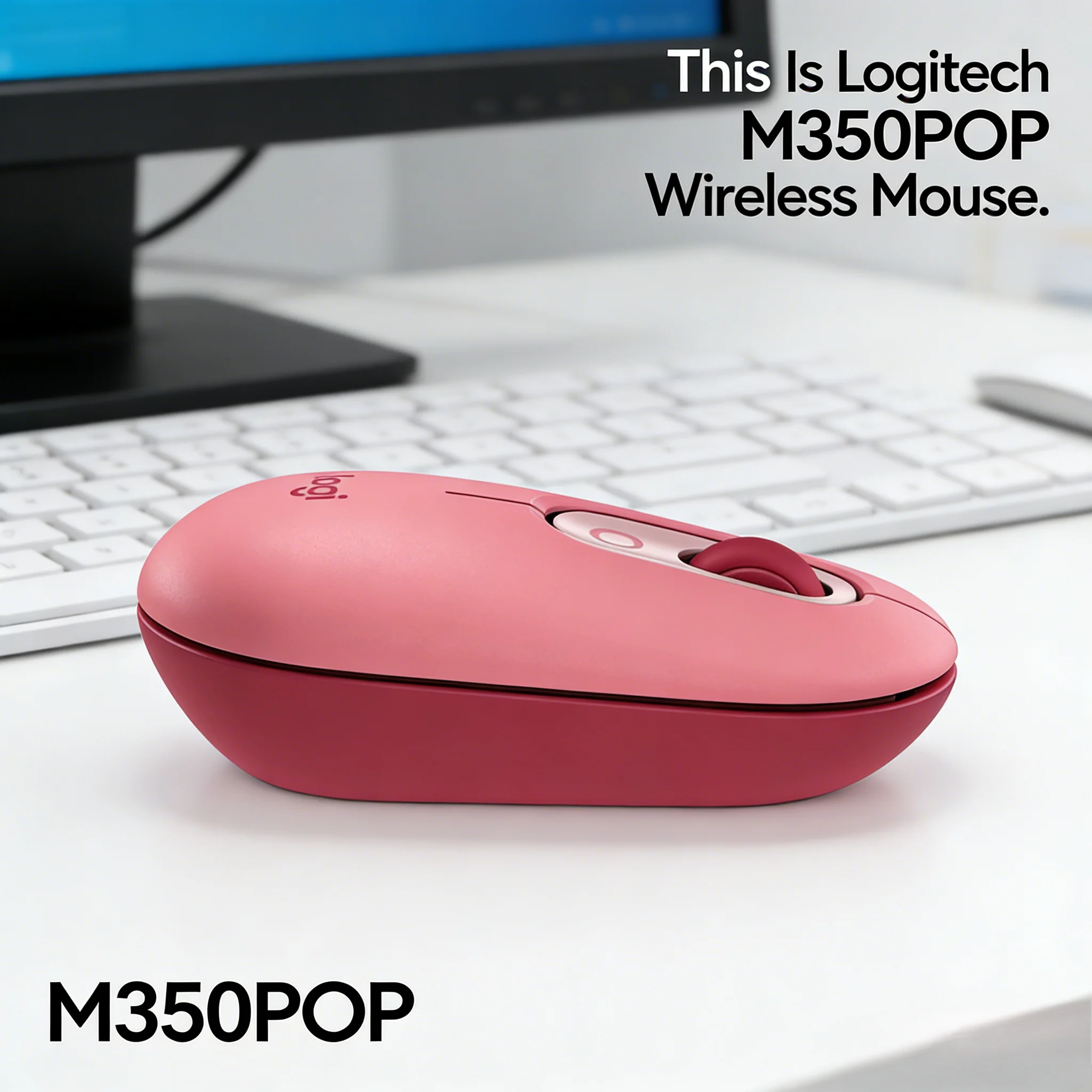Mouse Logitech M305POP All-in-One Silencioso com Precisão e Bateria de ...