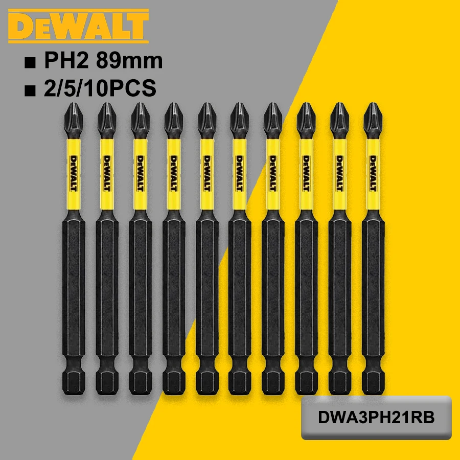 DEWALT 2/5/10PCS PH2 89mm Original Impact Screwdriver Bit High Hardness ...