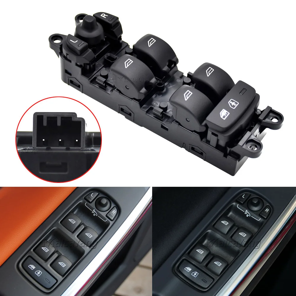 Interruptor de ventanilla eléctrica para Volvo, dispositivo con botón ...