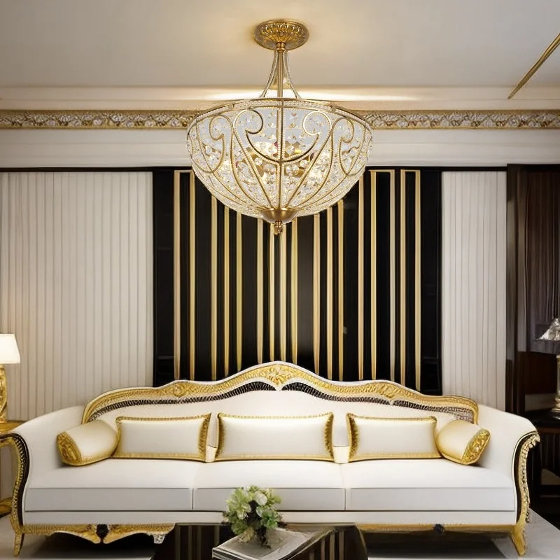 American-Style-Ceiling-Light-Luxurious-Atmospheric-Bedroom-Restaurant ...