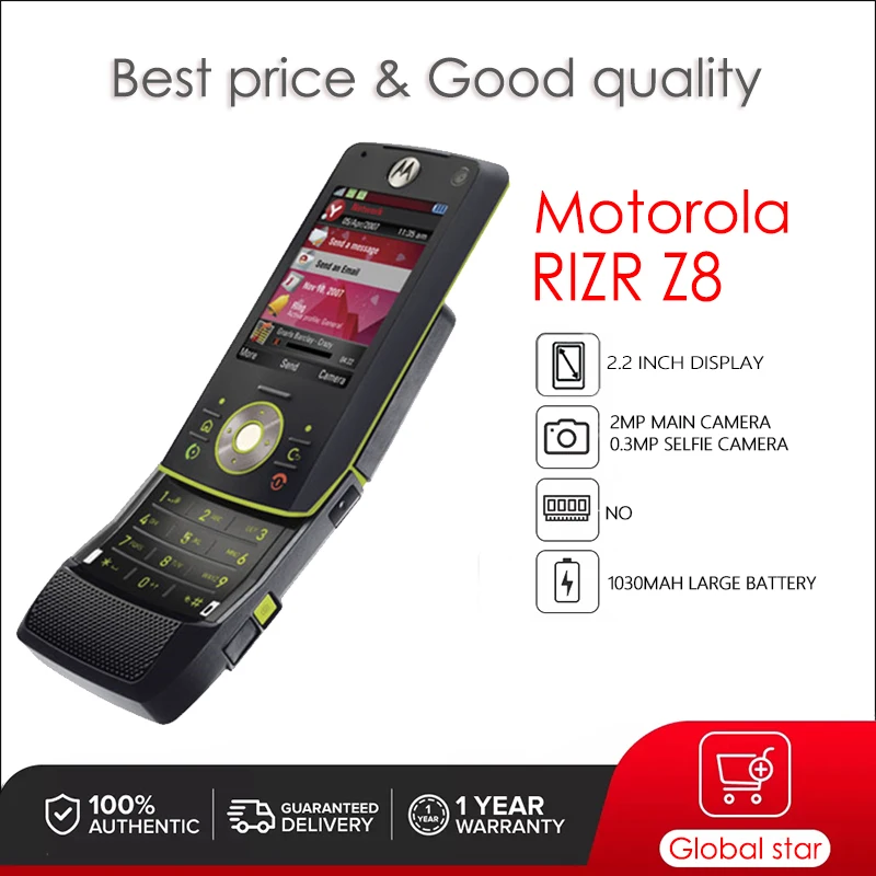Refurbished Motorola RAZR Z8 Unlocked Mobile Phone with 1 Year Warranty ...