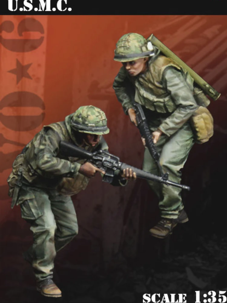 Kit-de-modelado-de-figuras-de-resina-a-escala-1-35-usmc-alrededor-de-la ...