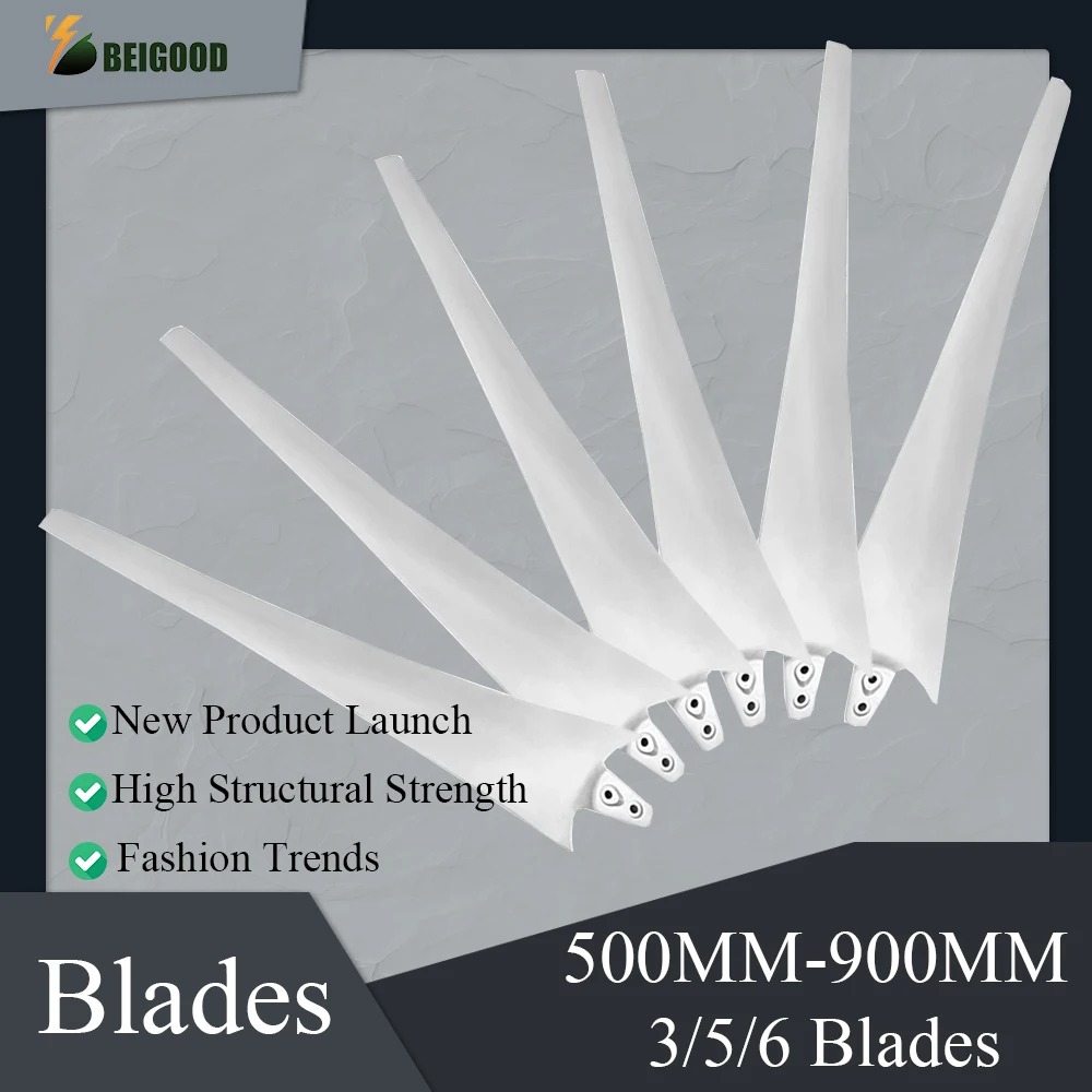 530-900mm-Nylon-Blade-New-Energy-Windmill-Horizontal-Wind-Turbine ...