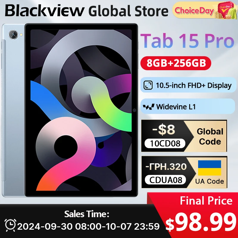 Tableta-Blackview-Tab-15-Pro-pantalla-de-10-5-pulgadas-8-GB-256-GB ...