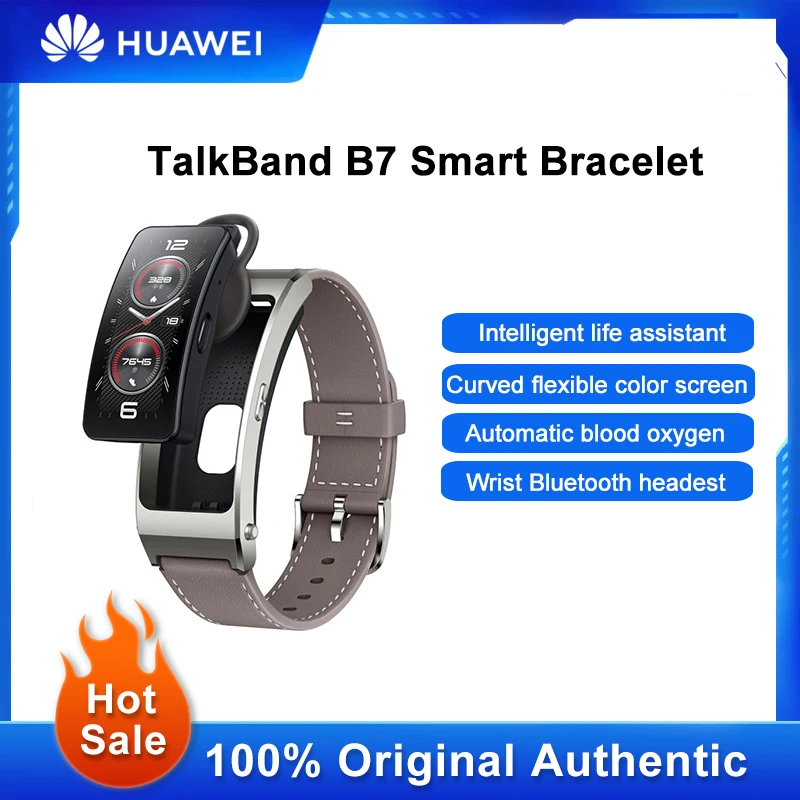 Huawei-TalkBand-B7-Smart-Bracelet-Heart-Rate-Blood-Oxygen-Health ...