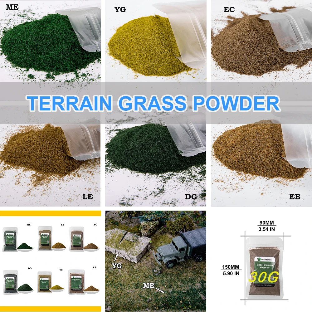 30G-Simulation-Diorama-Turf-Sponge-Material-Terrain-Grass-Powder-for ...