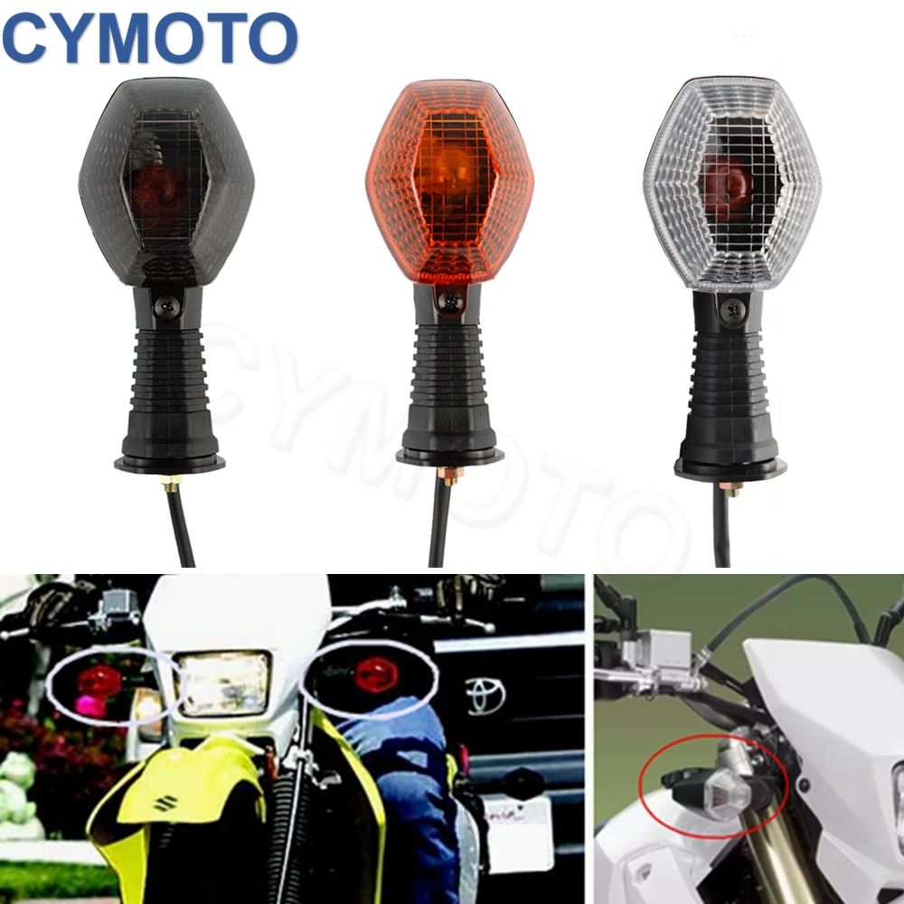 Motorcycle-Front-Rear-Turn-Signal-Indicators-Lights-For-Suzuki-DR-Z-DRZ ...