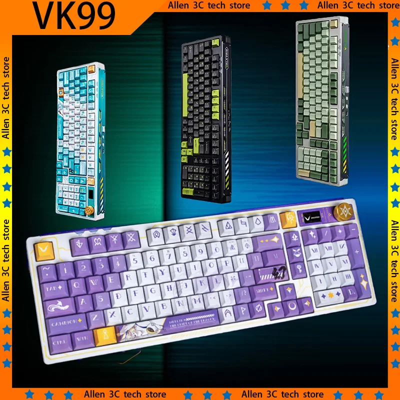 VALKYRIE-VK99-Mechanical-Keyboard-Wireless-Bluetooth-Tri-Mode-2-4G-USB ...
