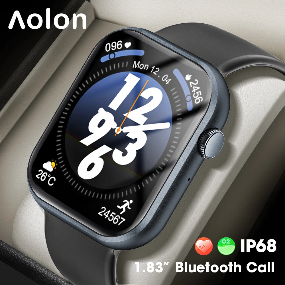 Aolon-1-83-AMOLED-Display-Bluetooth-Call-Smart-Watch-Men-Women-Custom ...