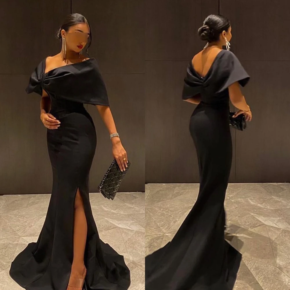 Sexy-Prom-Casual-Off-the-shoulder-Mermaid-Formal-Ocassion-Gown-Hugging ...