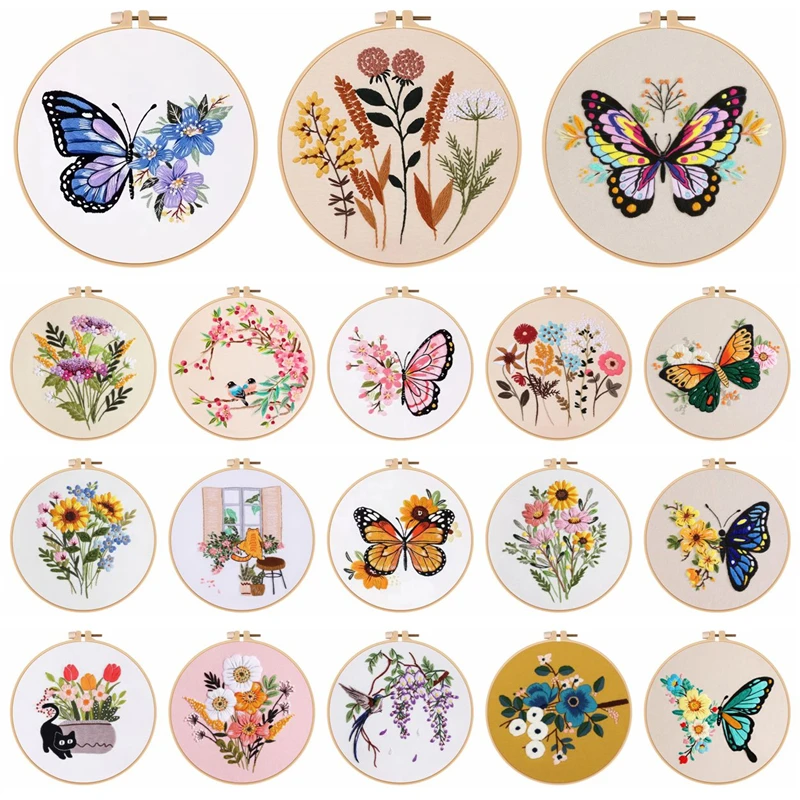 Diy-Kit-Adult-Crafts-Skill-Hand-Sewing-Cross-Stitch-Embroidery-Kits ...
