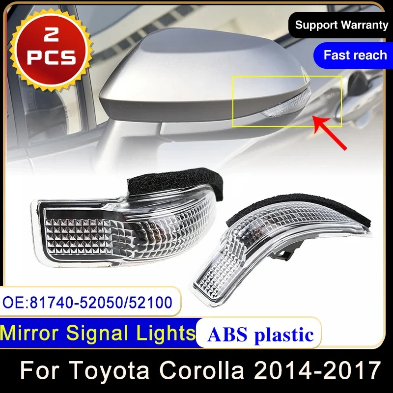 For-Toyota-Corolla-2014-2015-2016-2017-81740-52050-81730-52100-Car-Side ...