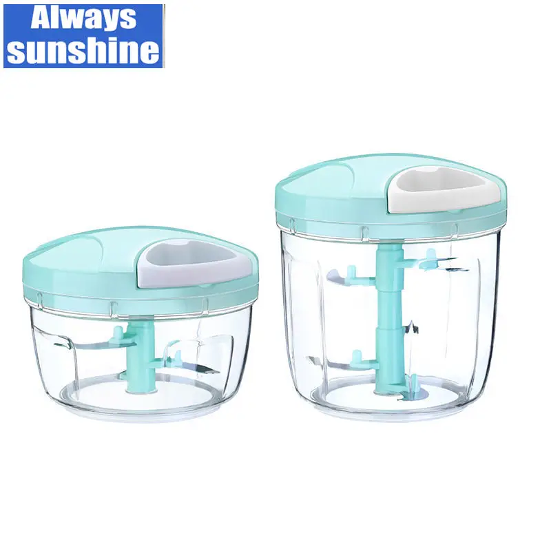 Manual Food Processor Vegetable Chopper,Portable Hand Pull String ...